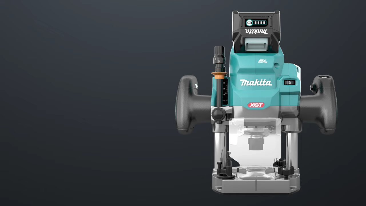 Makita RP001G: nowa frezarka akumulatorowa Makita XGT